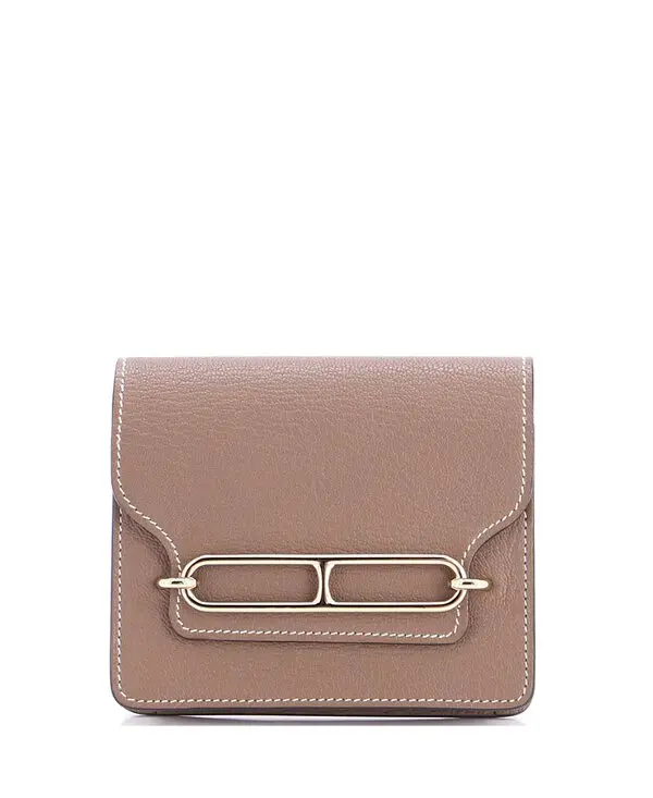 Hermès Roulis Slim Wallet Chevre Mysore