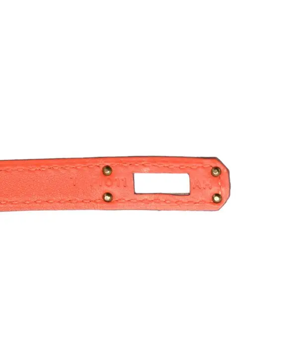 Hermès Kelly 25 Handbag Orange Swift With Gold Hardware