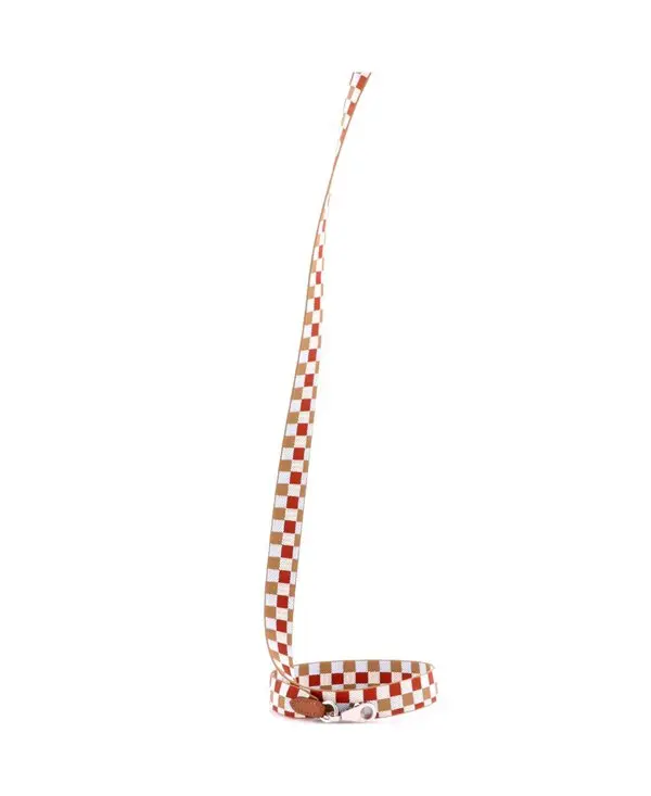 Hermès 25 Sangle Shoulder Strap Maxi Quadrille Canvas