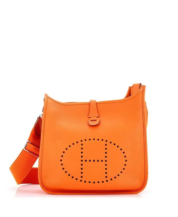 Hermès Pm Evelyne Bag Gen Iii Clemence - Orange