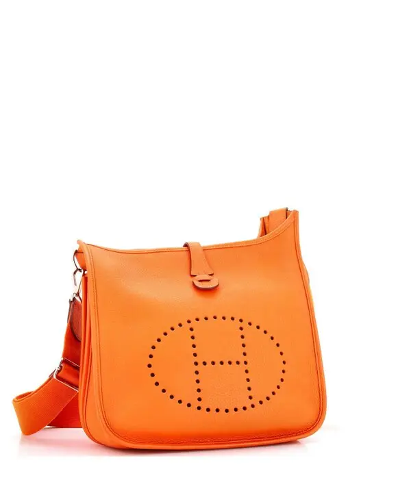 Hermès Pm Evelyne Bag Gen Iii Clemence - Orange