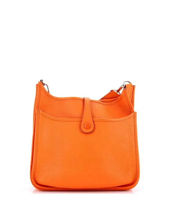 Hermès Pm Evelyne Bag Gen Iii Clemence - Orange