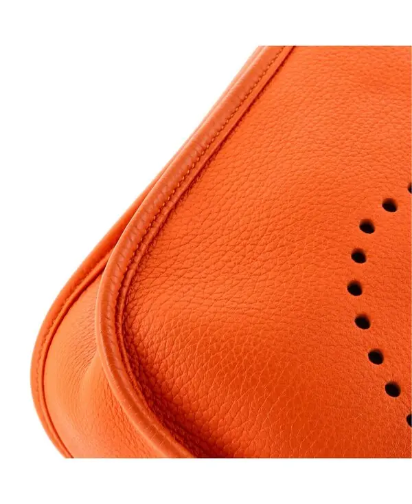 Hermès Pm Evelyne Bag Gen Iii Clemence - Orange