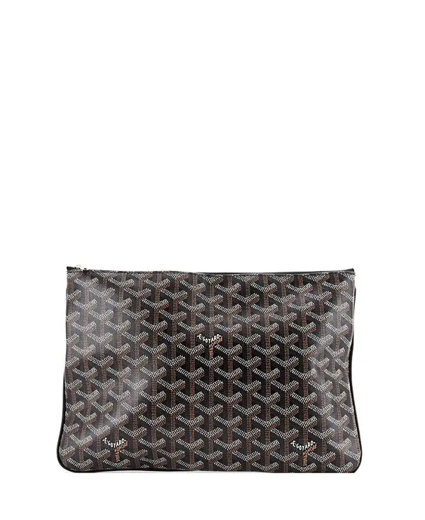 Goyard Mm Senat Zip Pouch Coated Canvas