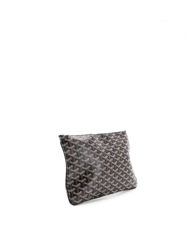 Goyard Mm Senat Zip Pouch Coated Canvas