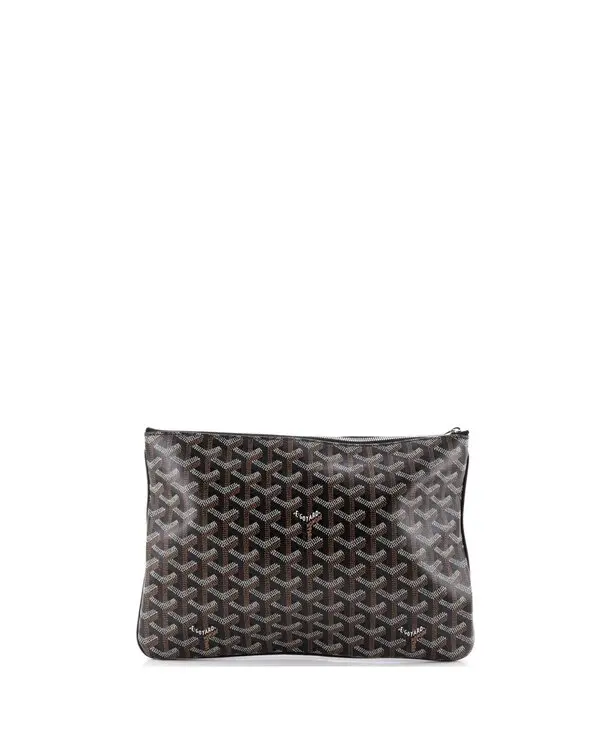 Goyard Mm Senat Zip Pouch Coated Canvas