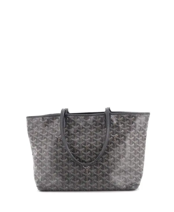 Goyard Pm Artois Tote Coated Canvas - Black