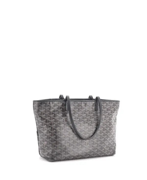 Goyard Pm Artois Tote Coated Canvas - Black
