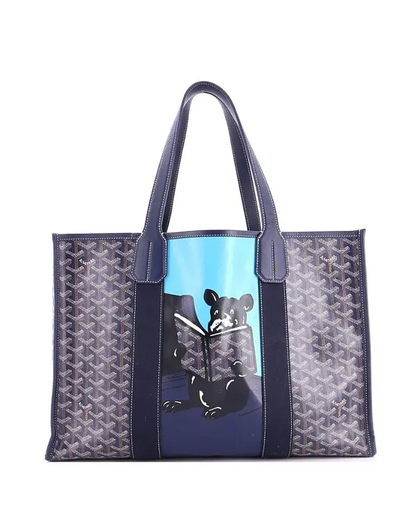 Goyard Mm Villette Tote Printed Coated Canvas