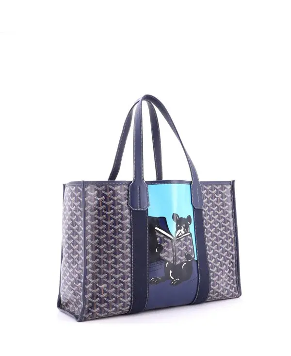 Goyard Mm Villette Tote Printed Coated Canvas