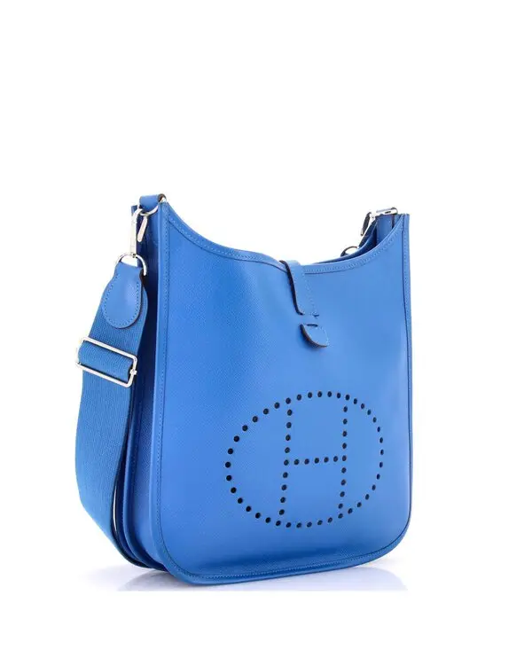 Hermès Pm Evelyne Bag Gen Iii Epsom - Blue