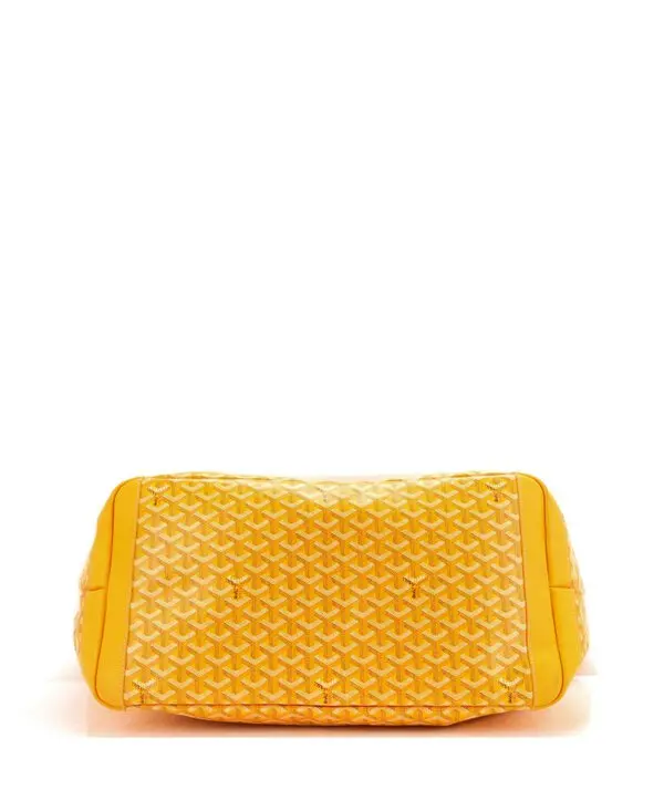 Goyard Gm Artois Tote Coated Canvas - Yellow