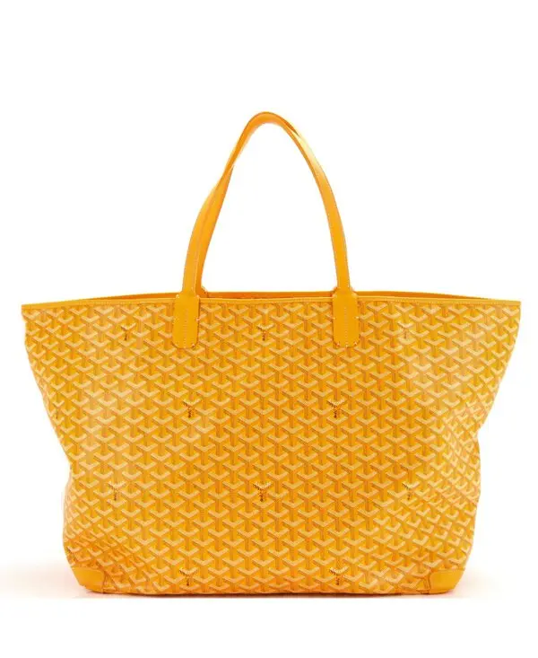 Goyard Gm Artois Tote Coated Canvas - Yellow