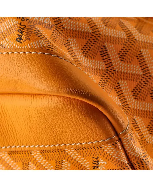 Goyard Gm Artois Tote Coated Canvas - Yellow