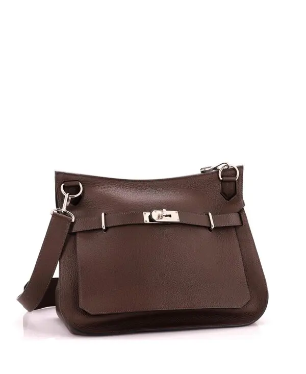 Hermès 37 Jypsiere Bag Clemence - Brown
