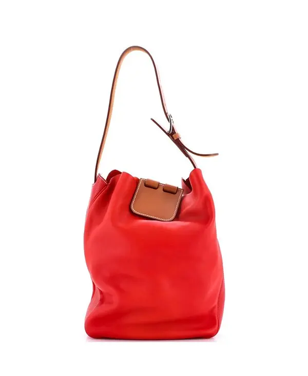 Hermès 24 Virevolte Bag Swift With Clemence - Red