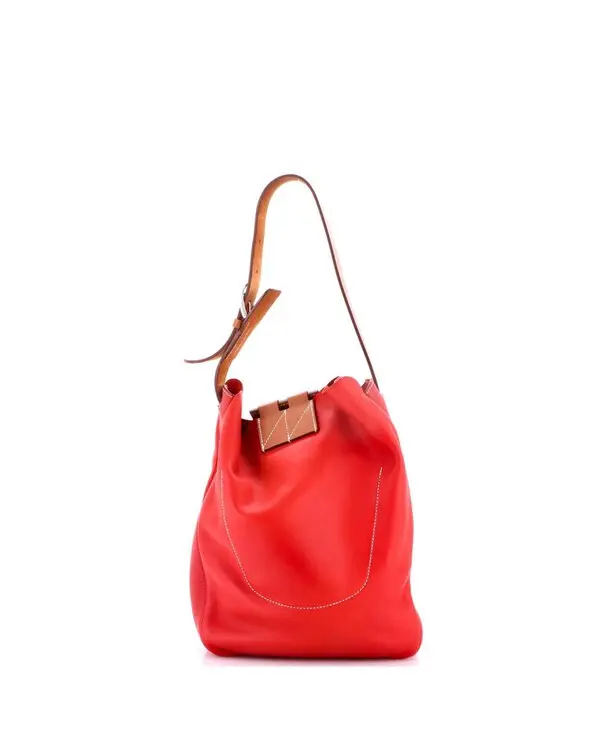 Hermès 24 Virevolte Bag Swift With Clemence - Red
