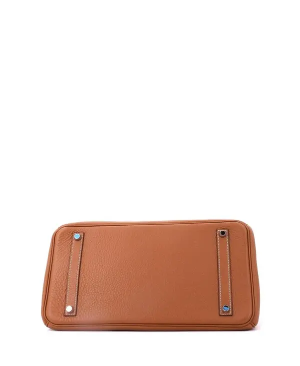 Hermès Birkin 35 Handbag Brown Togo With Palladium Hardware - Gold