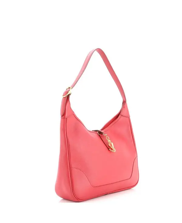 Hermès 31 Trim Ii Bag Courchevel - Red