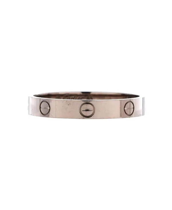 CARTIER Love Wedding Band Ring 18k Gold
