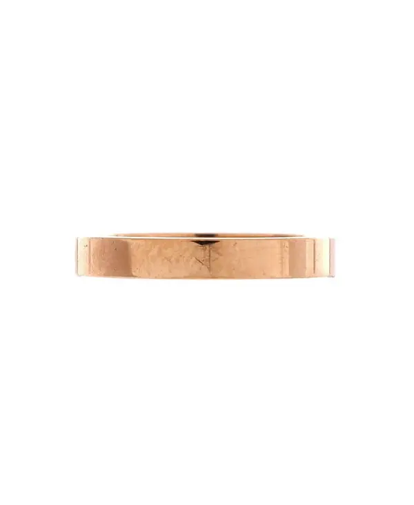 CARTIER 3mm C De Wedding Band Ring In 18k Rose Gold