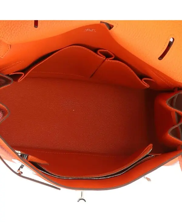 Hermès 28 Jypsiere Bag Clemence - Orange