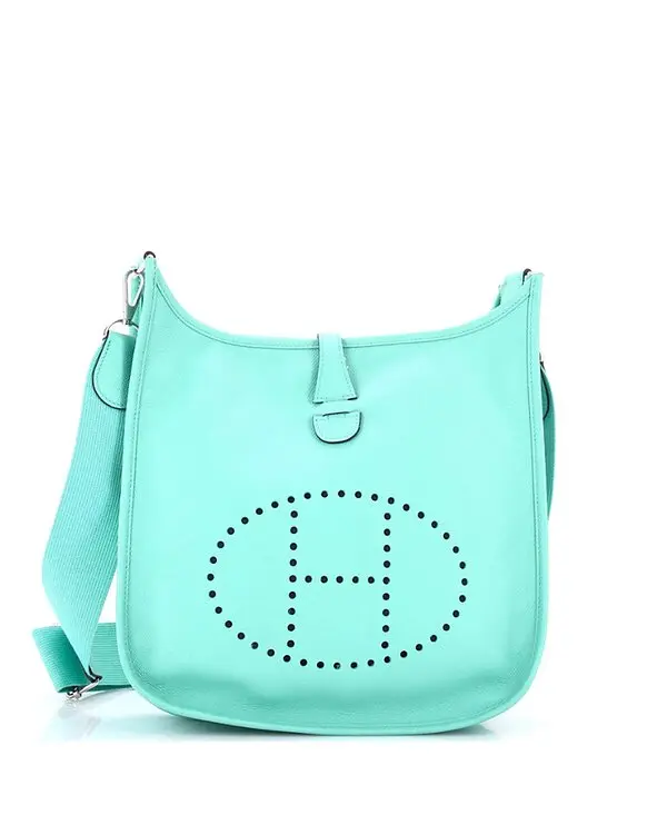 Hermès Pm Evelyne Bag Gen Iii Epsom - Blue