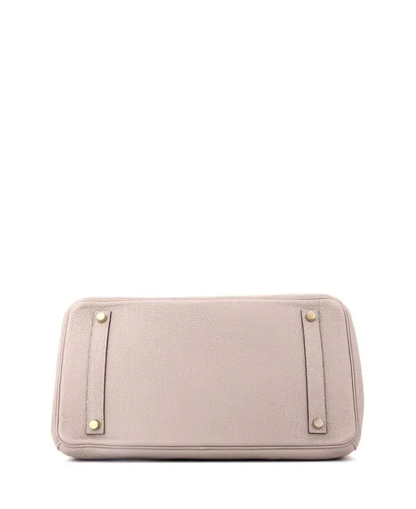 Hermès Birkin 35 Handbag Grey Togo With Gold Hardware - Gris Tourterelle