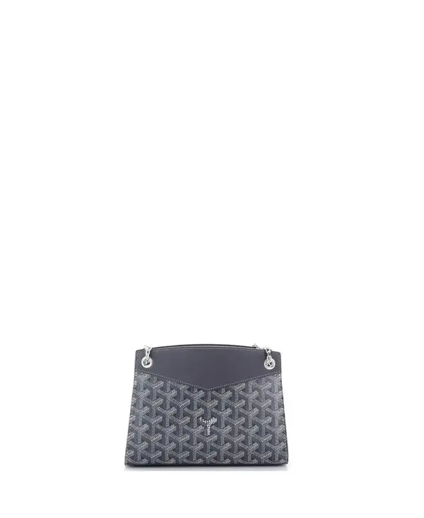 Goyard Structured Rouette Chain Shoulder Bag Coated Canvas