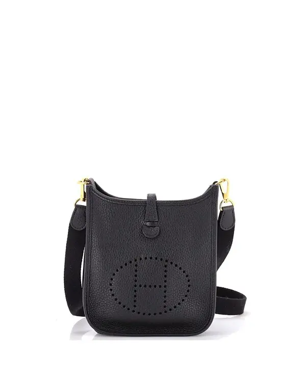Hermès Tpm Evelyne Bag Gen Iii Clemence - Black