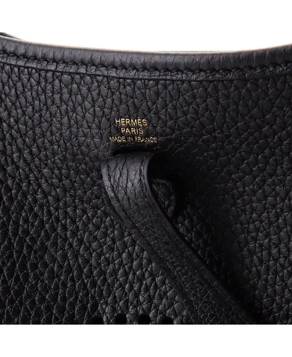 Hermès Tpm Evelyne Bag Gen Iii Clemence - Black