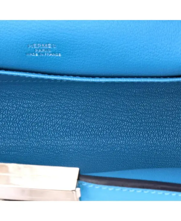 Hermès 21 Clic-h Shoulder Bag Evercolor - Blue