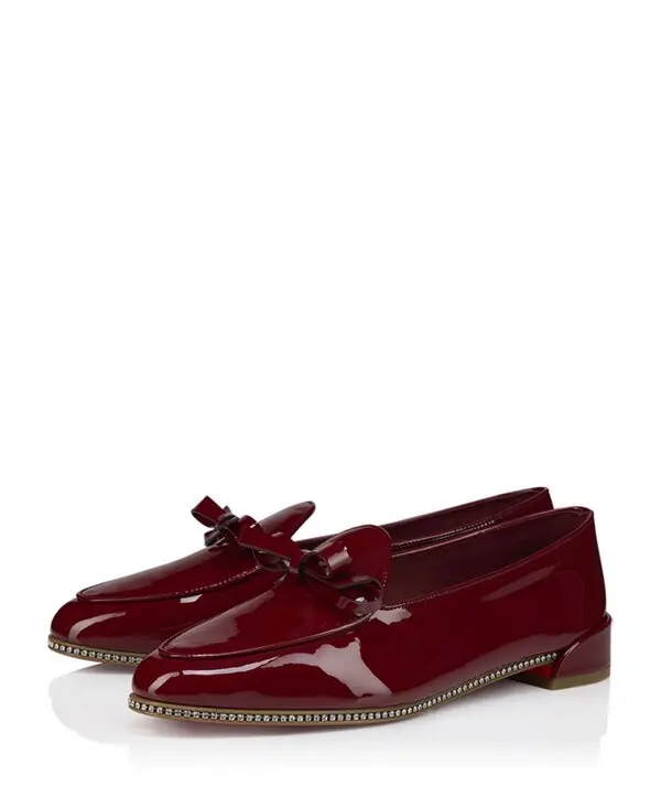 CHRISTIAN LOUBOUTIN Mocastrass Loafers With Bow Detailing - Empire