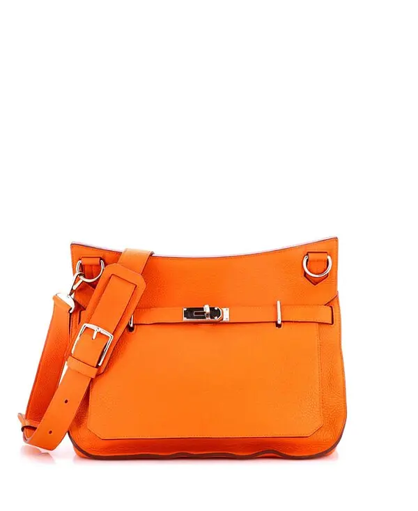 Hermès 37 Jypsiere Bag Clemence - Orange