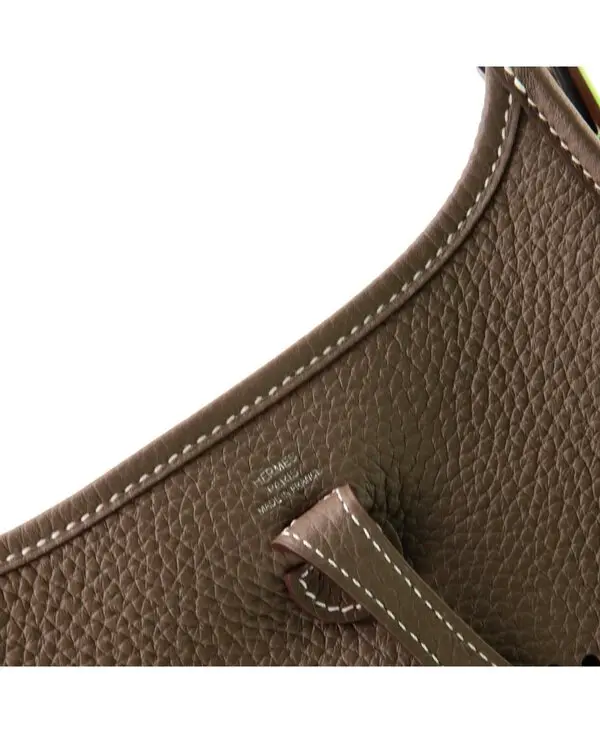 Hermès Tpm Evelyne Bag Gen Iii Clemence - Gray