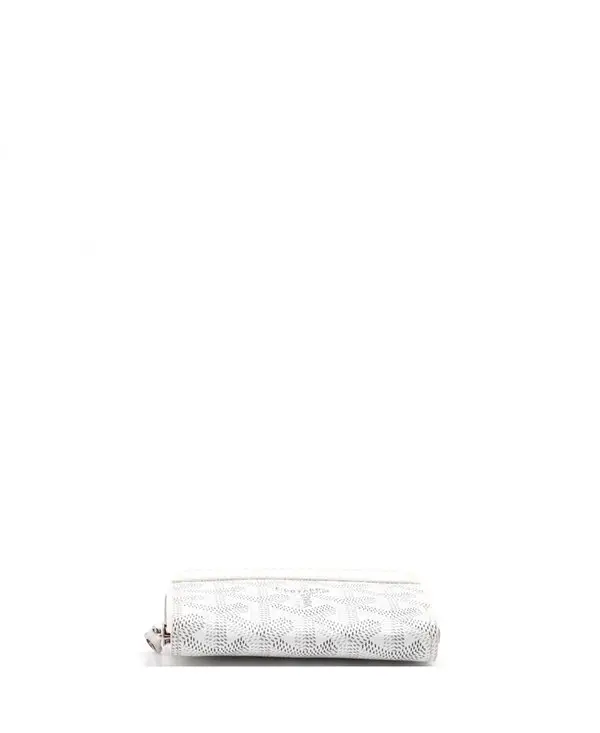 Goyard Pm Matignon Zip Wallet Coated Canvas With Leather