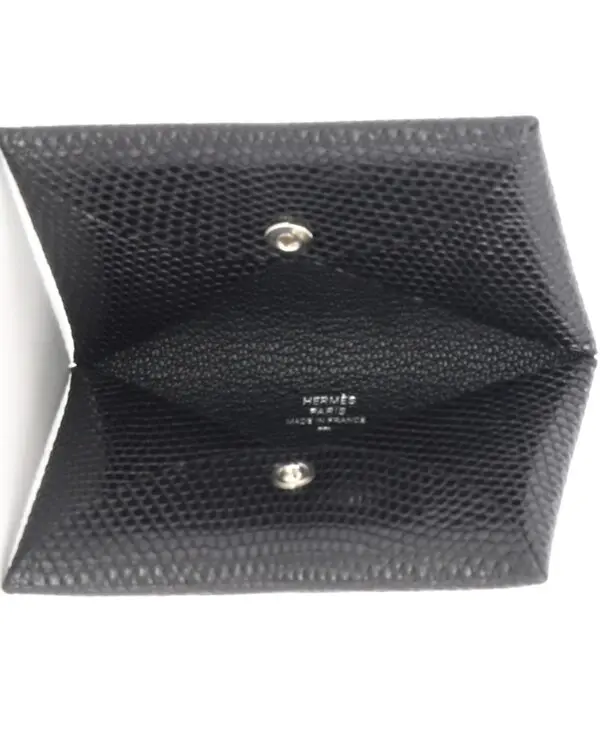 Hermès Calvi Card Holder Lizard
