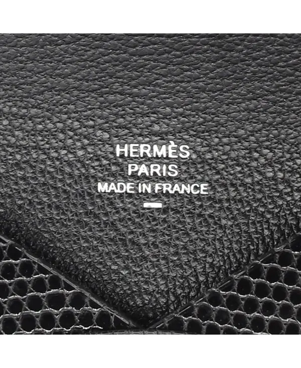 Hermès Calvi Card Holder Lizard