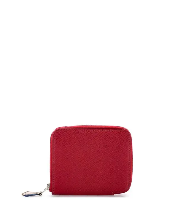 Hermès Compact Azap Zip Around Wallet Silk'in Epsom