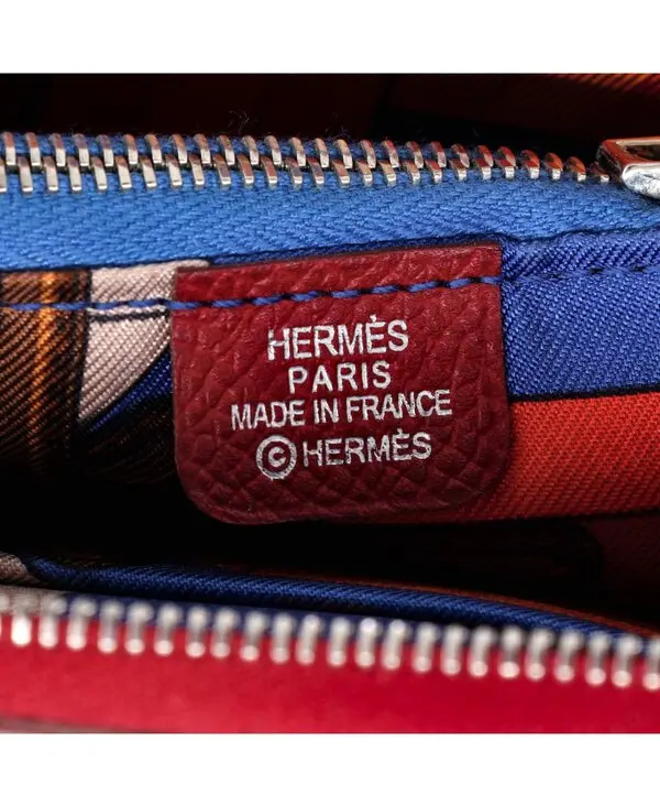 Hermès Compact Azap Zip Around Wallet Silk'in Epsom