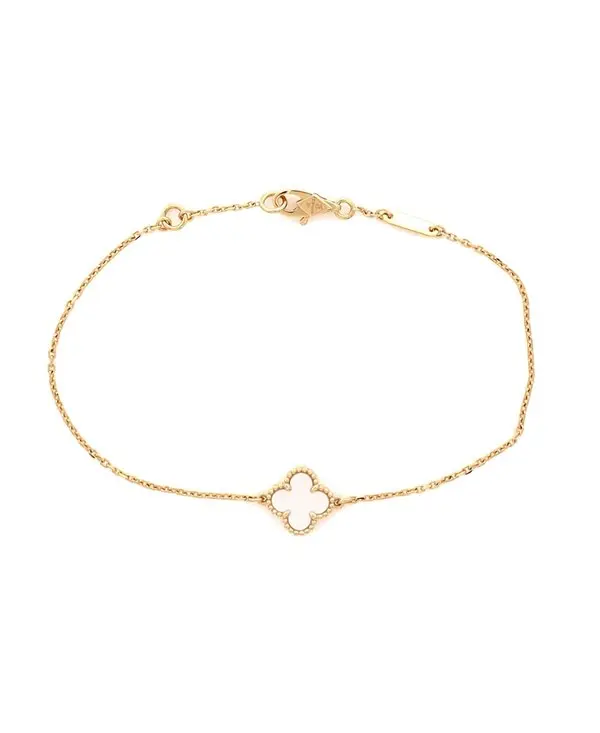 VAN CLEEF & ARPELS Sweet Alhambra Bracelet 18k And Mother Of Pearl - Gold