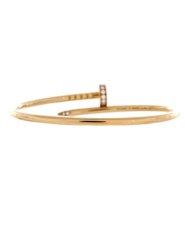 CARTIER Small Juste Un Clou Bracelet 18k With Diamonds