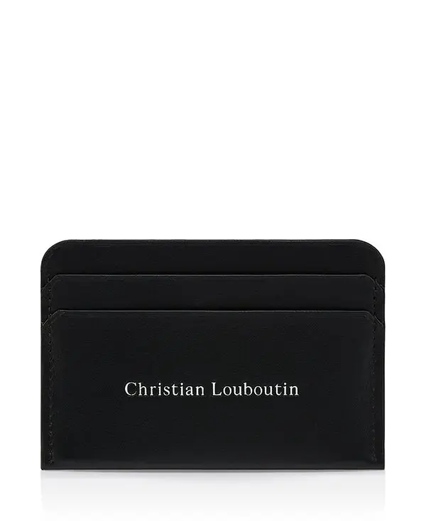 CHRISTIAN LOUBOUTIN Canopy Compact Wallets - Black