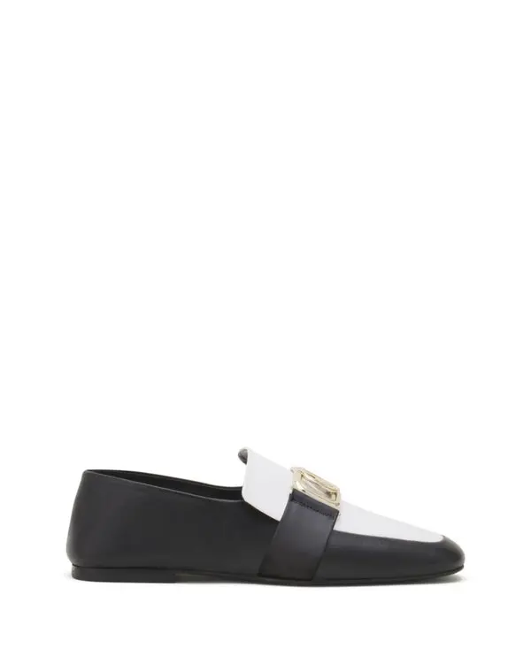 LANVIN Mother & Daughter Slip-on Loafers - Black/white