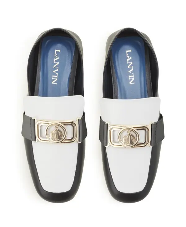 LANVIN Mother & Daughter Slip-on Loafers - Black/white