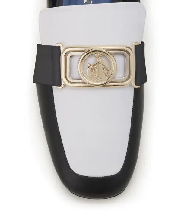 LANVIN Mother & Daughter Slip-on Loafers - Black/white