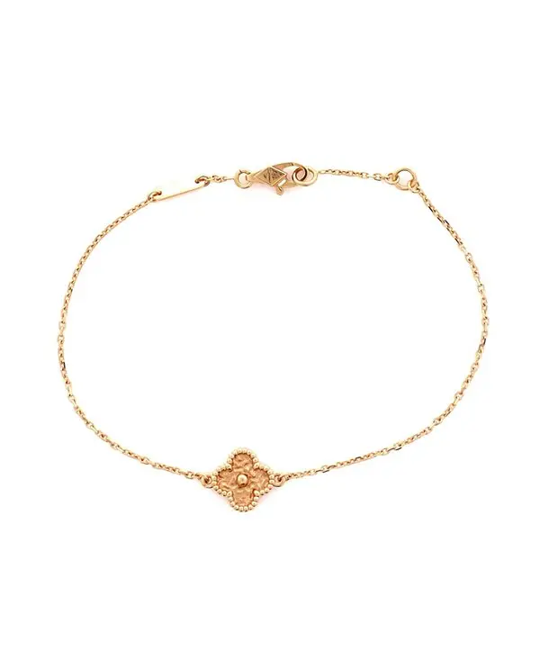 VAN CLEEF & ARPELS Sweet Alhambra Bracelet 18k Rose Gold