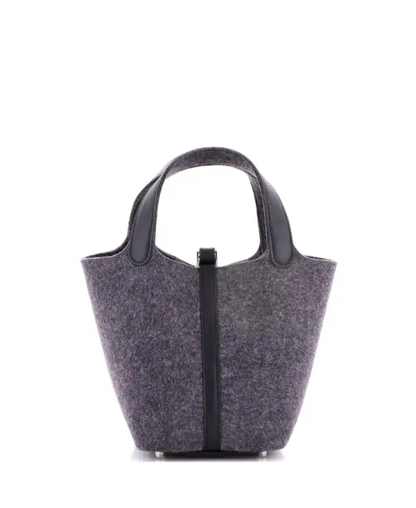 Hermès Pm Picotin Lock Bag Felt With Leather