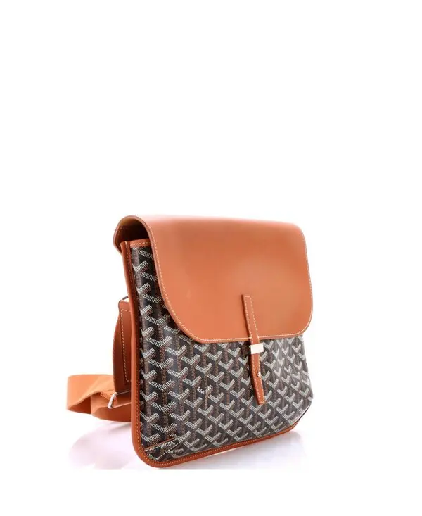 Goyard Coursier Messenger Bag Coated Canvas And Leather