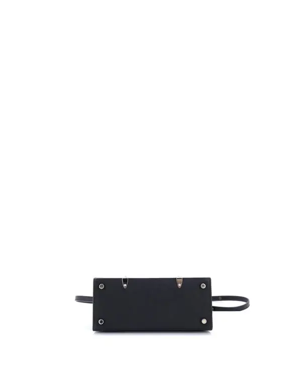 Goyard Structured Saigon Top Handle Bag Coated Canvas With Leather